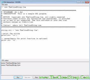 DOORS DXL - String operation » TheCloudStrap