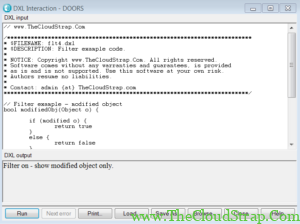 DOORS Filtering and Sorting » TheCloudStrap