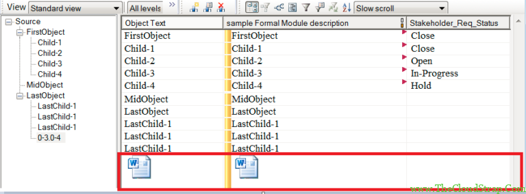 DOORS Filtering and Sorting » TheCloudStrap