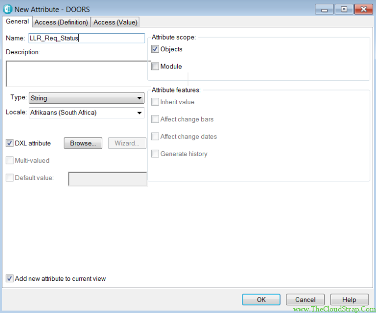 Attribute DXL » TheCloudStrap