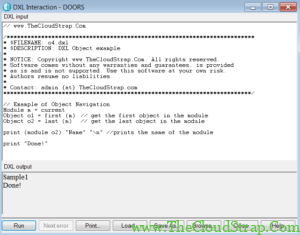 DOORS DXL Object Operation » TheCloudStrap